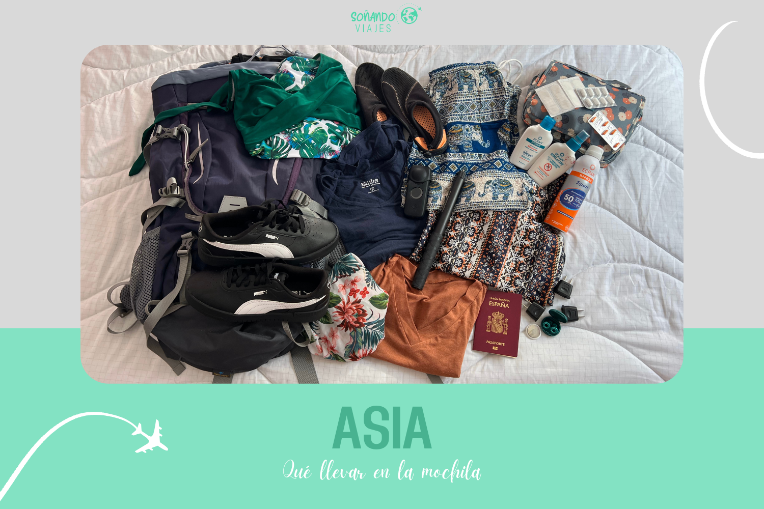 Mochila para el Sudeste Asiático: qué ropa llevar, botiquín y más – Soñando Viajes | Blog de Viajes